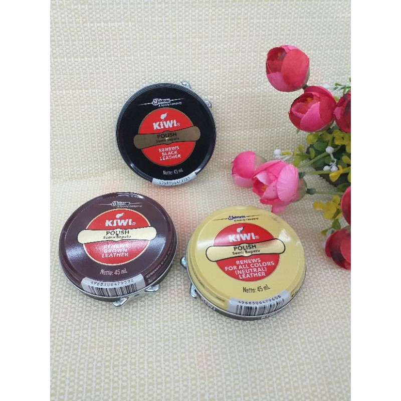 Jual Semir sepatu kiwi/kiwi polish 45ml | Shopee Indonesia