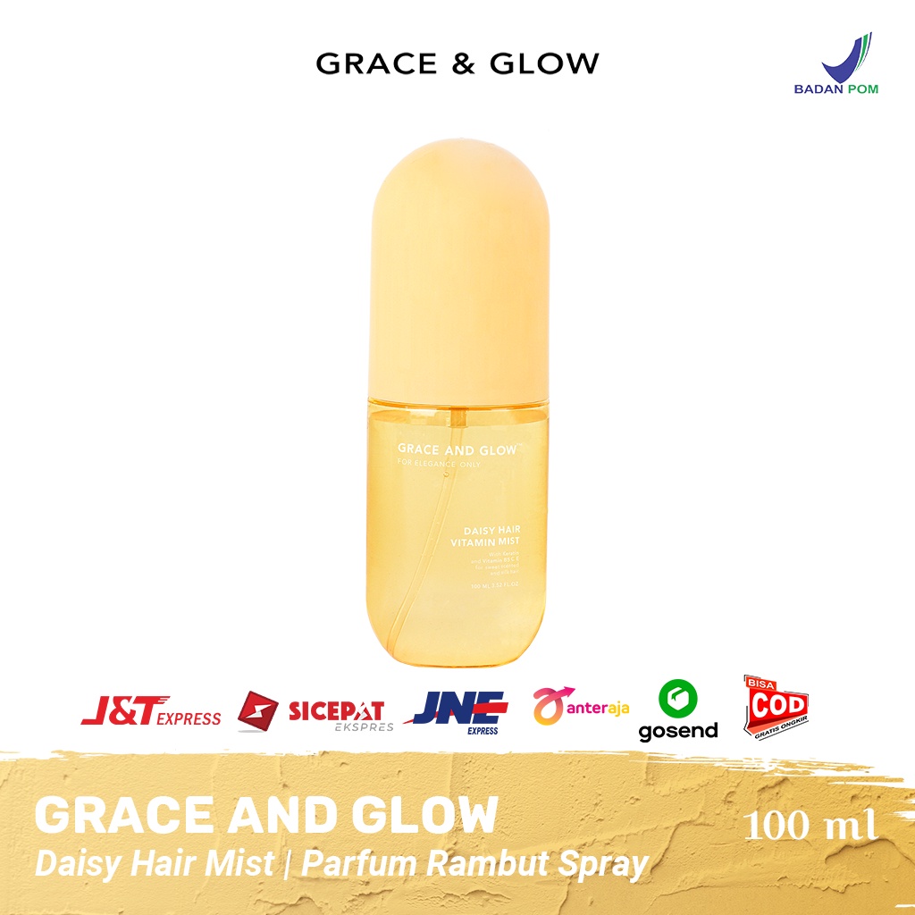 Jual GRACE AND GLOW Daisy Hair Mist 100 ml | Parfum Rambut Spray untuk ...