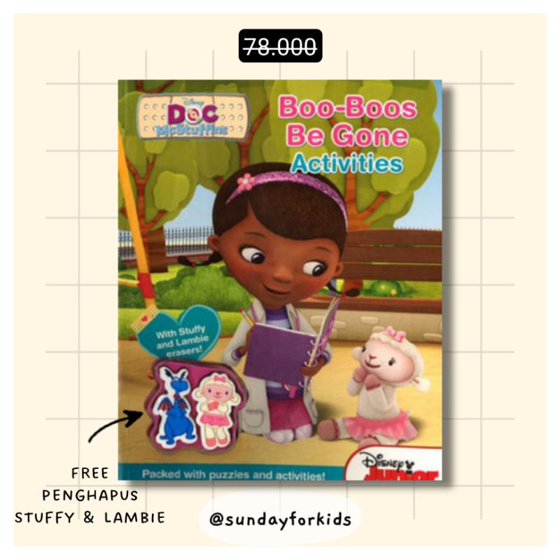 Jual Boo Boos Be Gone Activity Doc McStuffins Disney • Big Bad Wolf ...