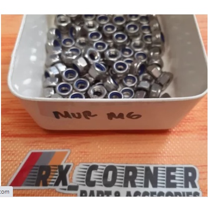 Jual MUR M6/M8/M10 drat 10/12/14 Stainless anti karat | Shopee Indonesia