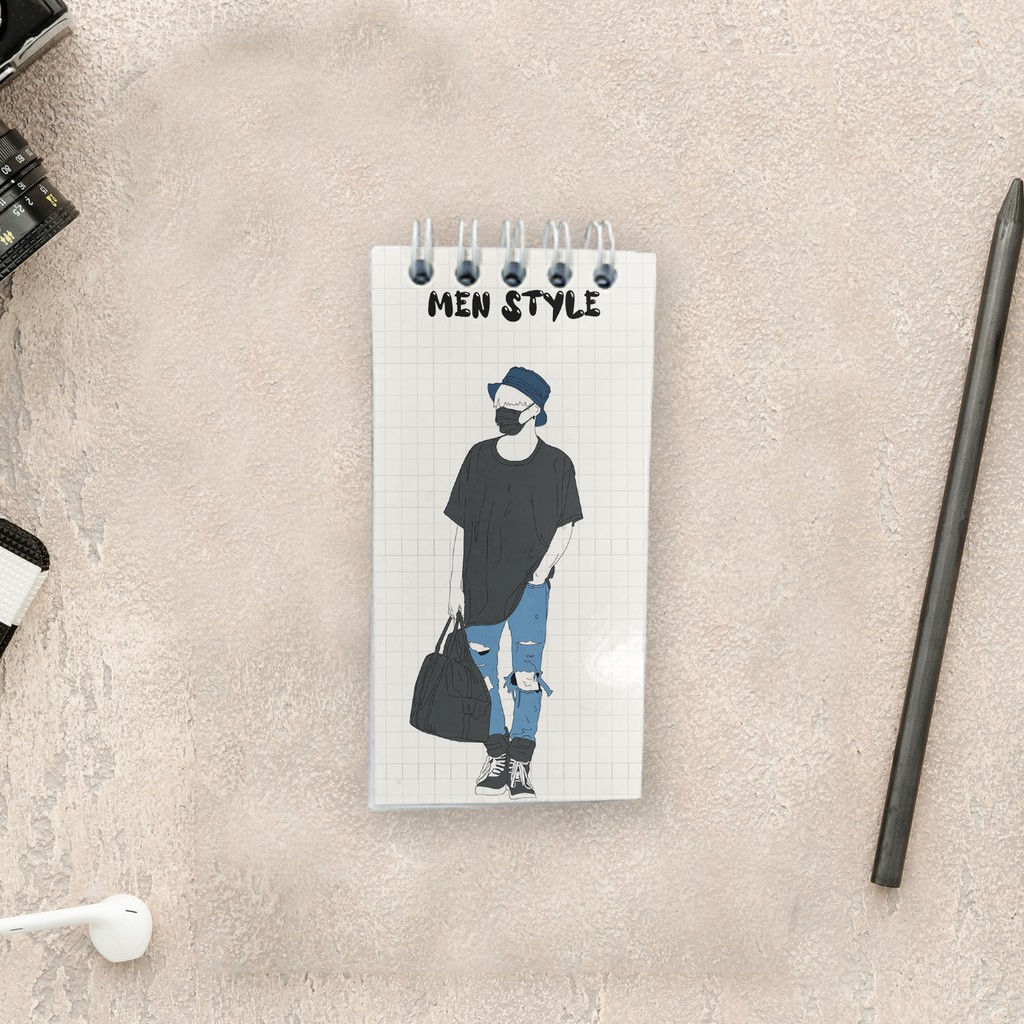 Jual Note Book Spiral Mini (5 x 10.5 cm) Edisi Manly / Buku Catatan ...