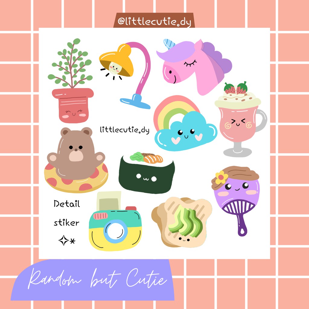 Jual Stiker lucu - Random but Cutie | Shopee Indonesia