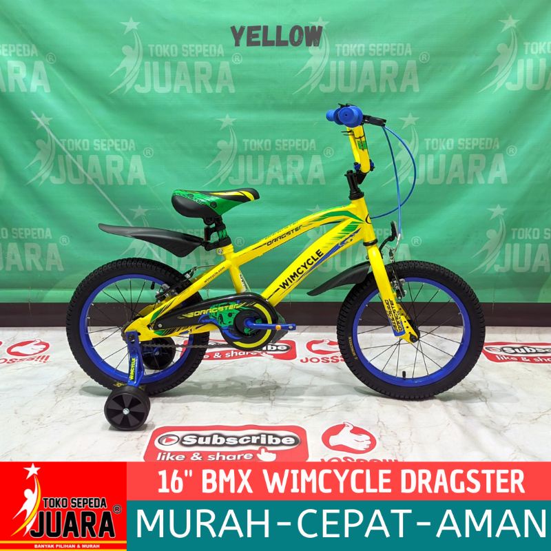 Jual SEPEDA ANAK BMX WIMCYCLE DRAGSTER 16 INCH | Shopee Indonesia