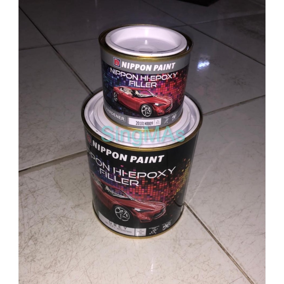 Jual NIPPON HI EPOXY FILLER 1 Liter SET Cat Dasar / Meni Besi | Shopee Indonesia
