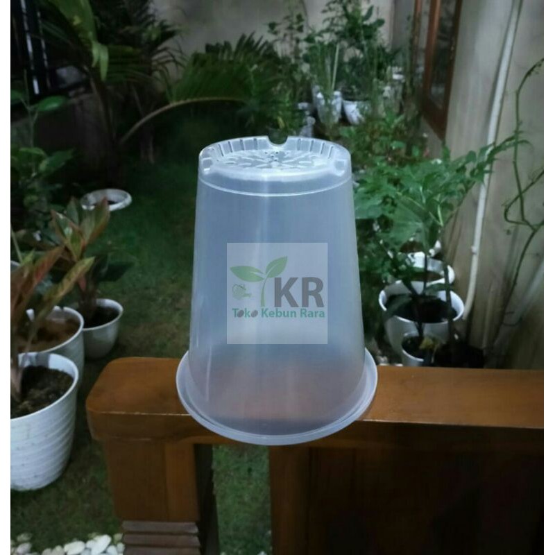 Jual Pot Bunga Tanaman Tower NKT 18 Bening Clear Transparan Ecer Satuan ...
