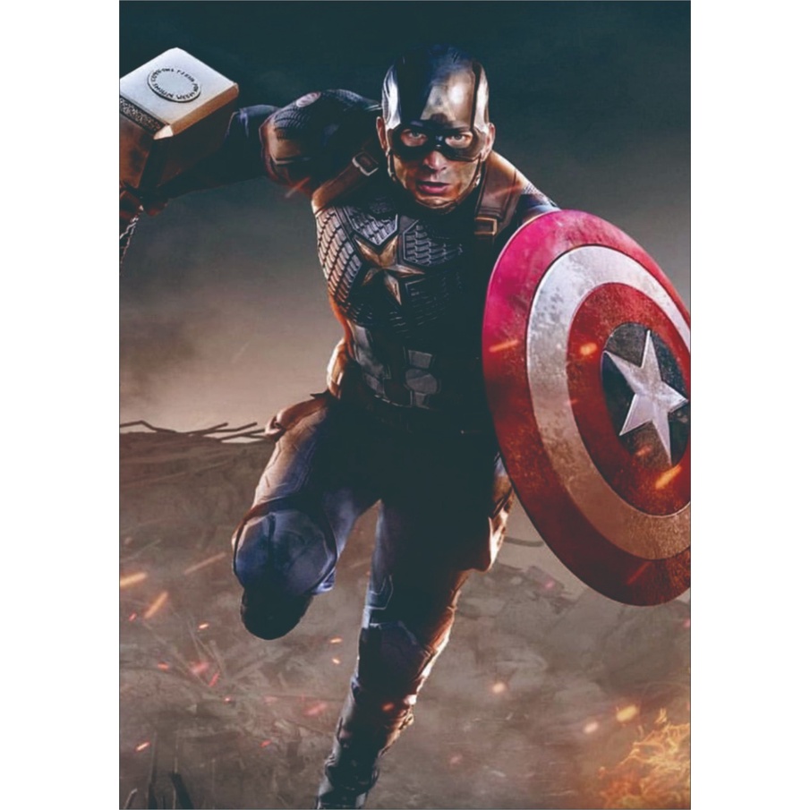 Jual Poster Captain America A4/A5 | Shopee Indonesia