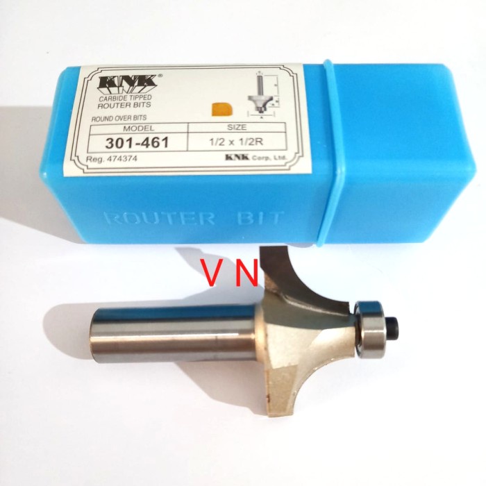 Jual Mata Profil/Router bit/Round over bit 12 mm (301-461) As 1/2 Inch ...
