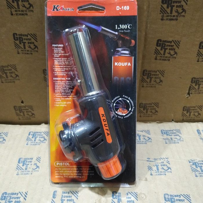 Jual Gas Torch Pematik Alat Bakar Blow Torch Flame Gun | Shopee Indonesia