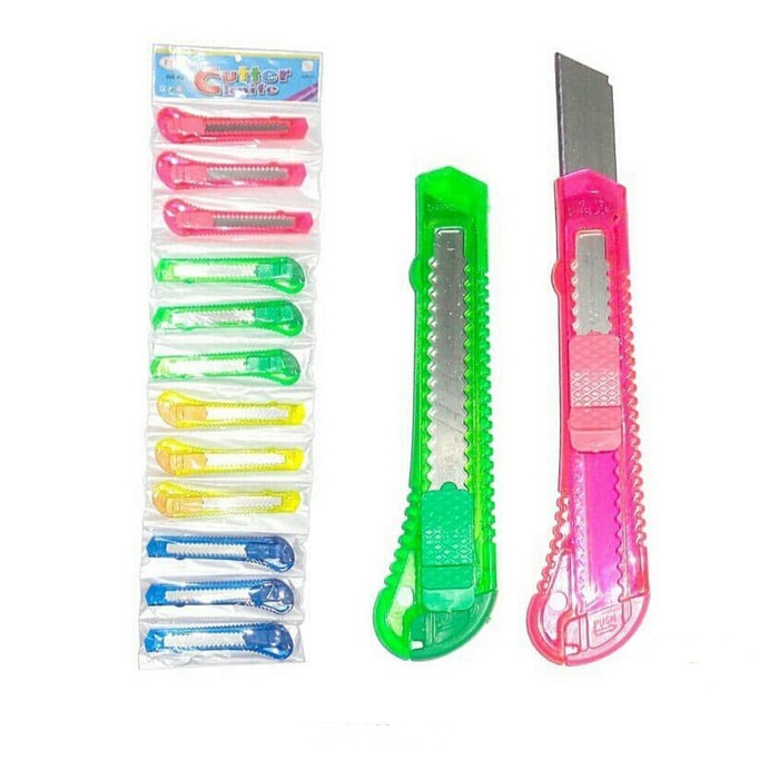 Jual Pisau Cutter Besar Warna Warni | Shopee Indonesia
