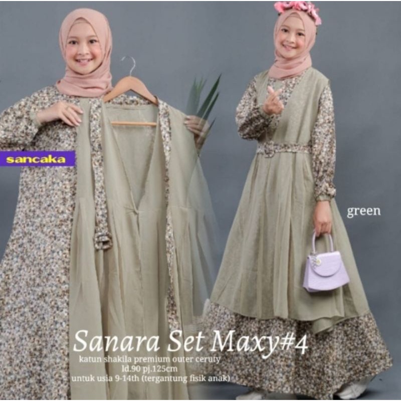 Jual SANARA SET MAXY 4 / mika set 3 kids | Shopee Indonesia