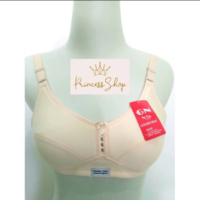 Jual Golden Nick Sport Bra Bh Tanpa Busa Tanpa Kawat 34-42 | Shopee Indonesia
