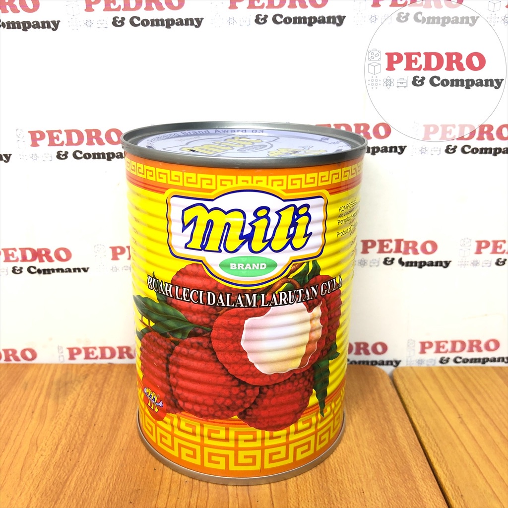 Jual Mili buah leci lychee dalam sirup syrup 565 gram | Shopee Indonesia