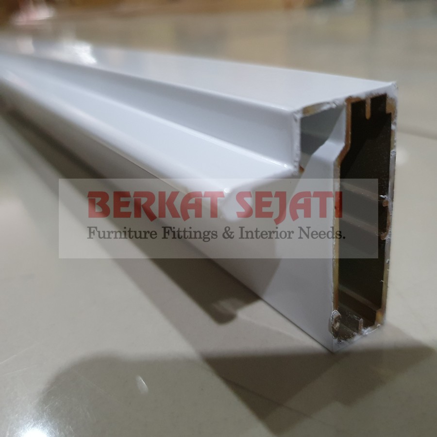 Jual Profil Handle Frame Kaca Lemari Kitchen Set Aluminium FHD 128 ...