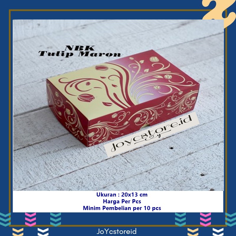 Jual Dus Martabak NBK Batik TULIP Kotak Terangbulan 20x13 Box Nasi ...
