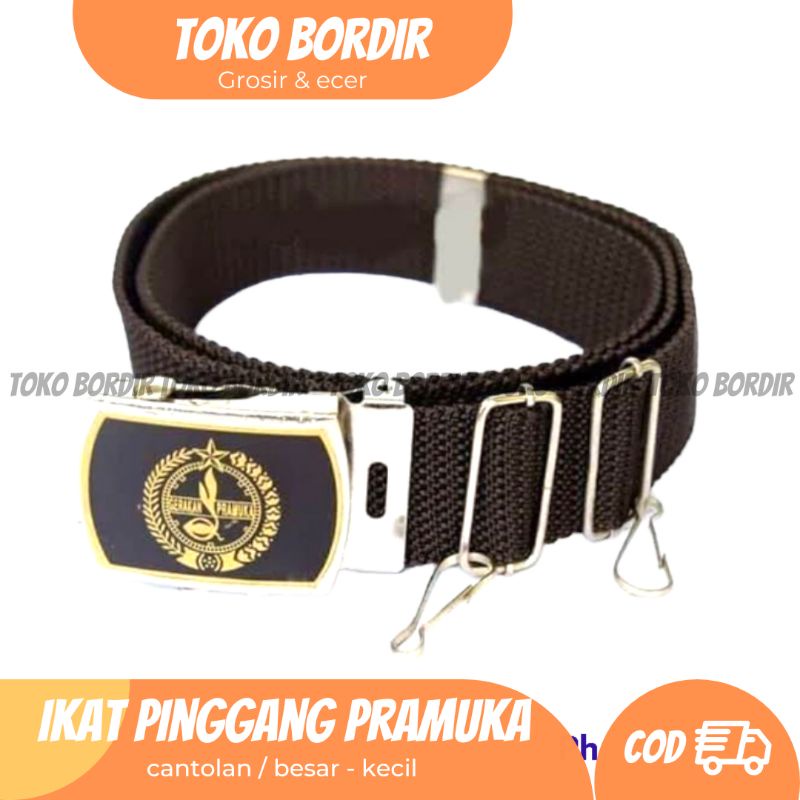 Jual sabuk Pramuka cantolan ( ikat pinggang Pramuka ) | Shopee Indonesia