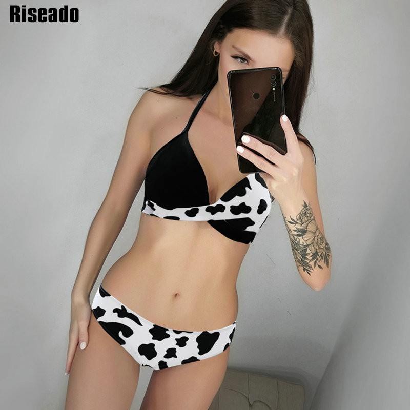 Jual Riseado Sexy Push Up Bikinis 2021 Mujer Swimwear Women Swimsuits
