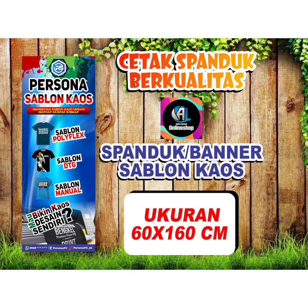 Jual Banner Berdiri, Spanduk Sablon Kaos | Shopee Indonesia