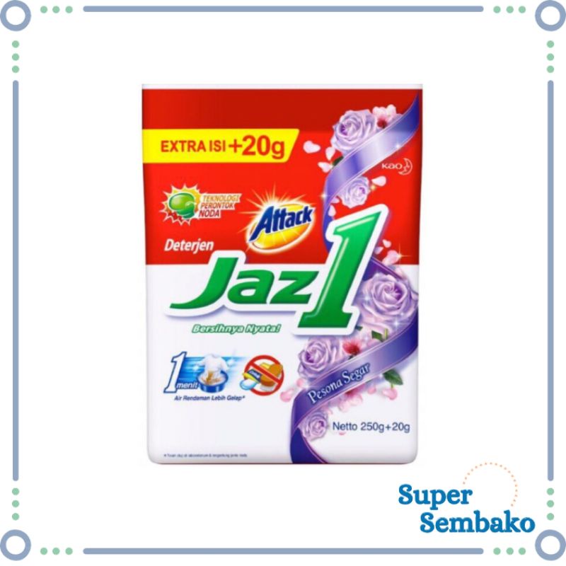 Jual SABUN CUCI BAJU DETERGEN / DETERJEN ATTACK JAZ1 / JAZZ 1 / JAZZ1 ...