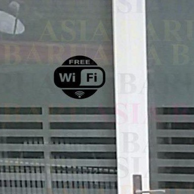 Jual stiker /sticker free wifi | Shopee Indonesia