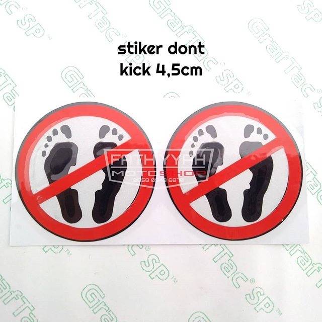 Jual Stiker dont kick 4,5cm | Shopee Indonesia