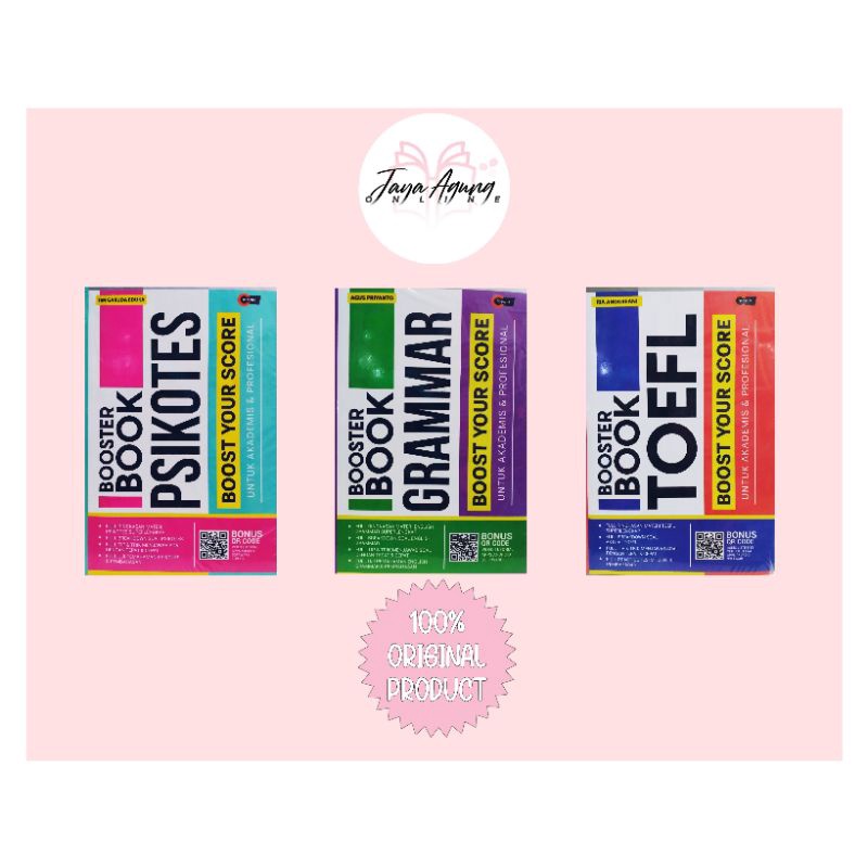 Jual Seri BOOSTER BOOK - BOOST YOUR SCORE untuk Akademis & Profesional ...