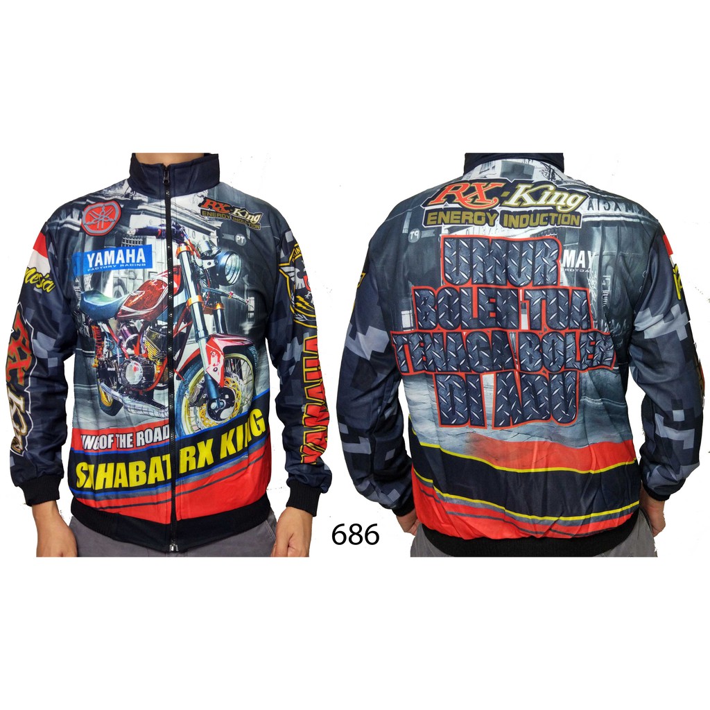 Jual Jaket Baju Balap Motor Drag Full Print KEREN BANGET | Shopee Indonesia