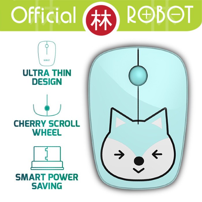 Jual MOUSE WIRELESS ROBOT M220 2.4G OPTICAL MOUSE KARAKTER VERSION ...