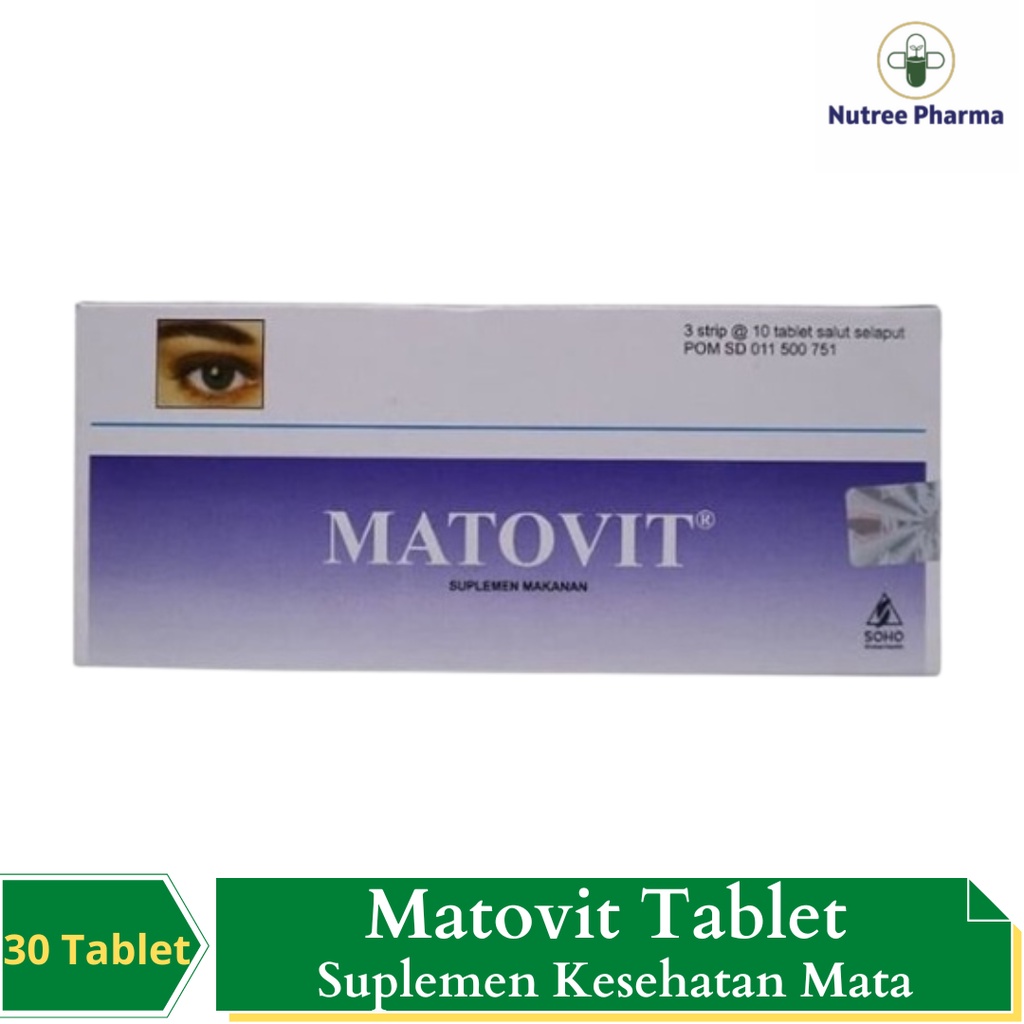 Jual Matovit Isi 30 Tablet Kesehatan Mata | Shopee Indonesia