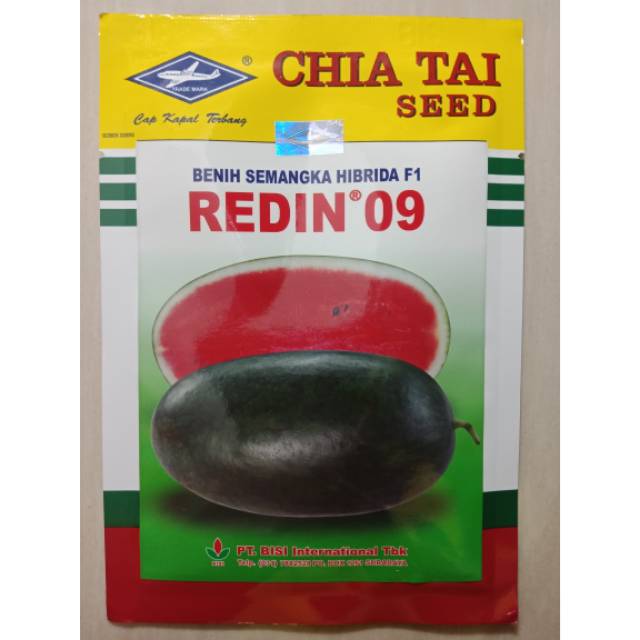 Jual REDIN 09 F1 Benih Semangka Inul Merah isi 10 gram Bibit Buah Bisi ...