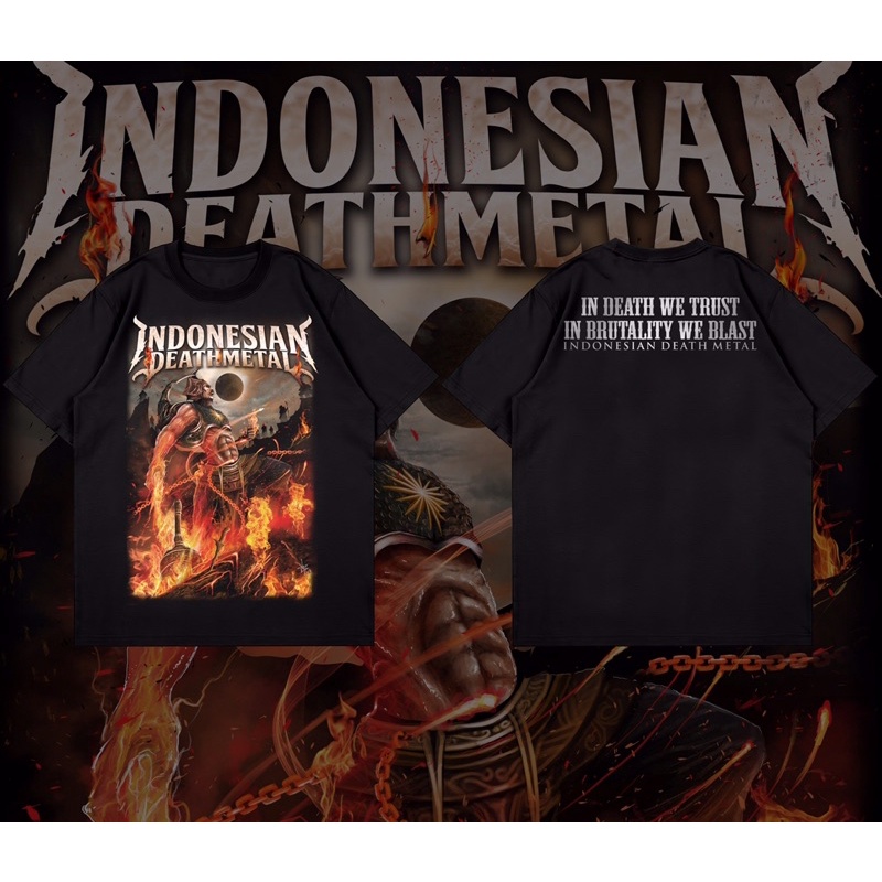 Jual Indonesian death metal gatotkaca kaos metal kaos band kaos musik ...