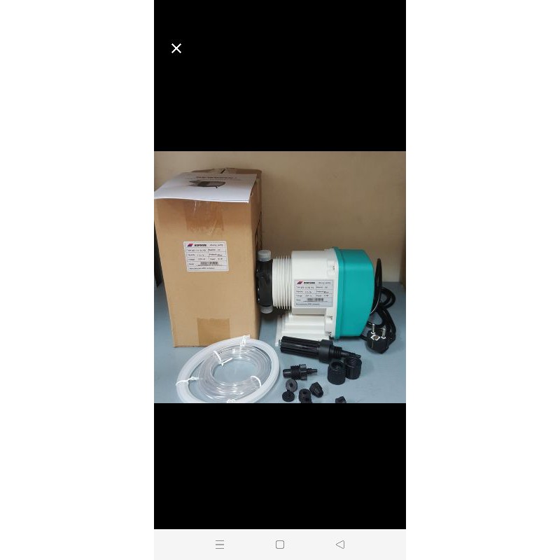 Jual pompa dosing pump 12 lph newdose chemical pompa kimia | Shopee ...