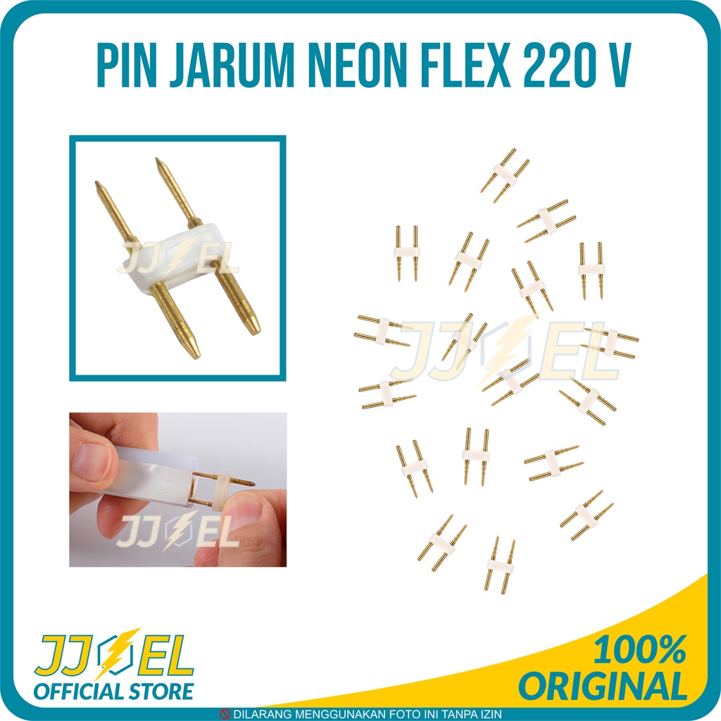 Jual Pin Jarum Sambungan Lampu Neon Flex LED Strip 220V | Shopee Indonesia