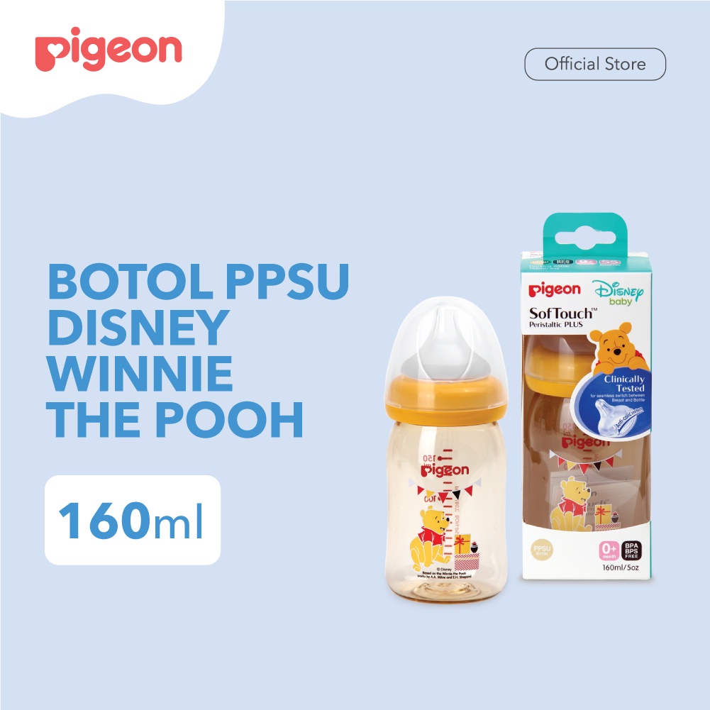 Jual PIGEON Botol Susu PPSU Pooh Disney 160 Ml | Shopee Indonesia
