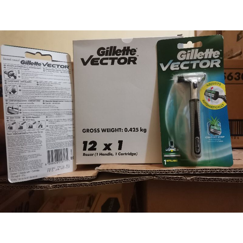 Jual Gillette Vector Speed Razor | Shopee Indonesia