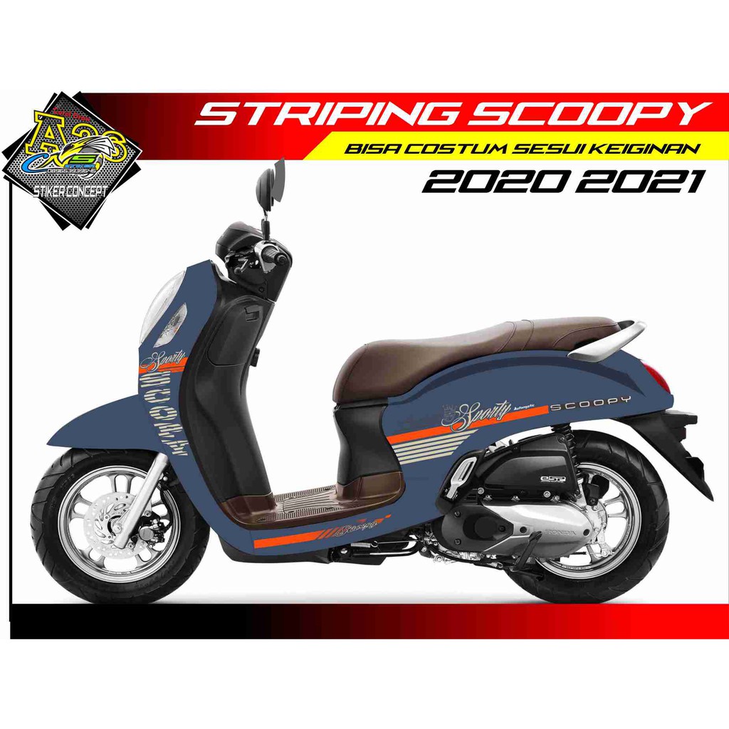 Jual striping decal scopy new mirip ori | Shopee Indonesia