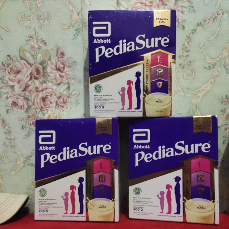 Jual PEDIASURE TRIPLESURE 400GR / 800GR VANILA / MADU / COKLAT EXP ALL 2026 | Shopee Indonesia