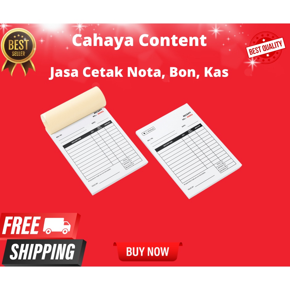 Jual Jasa Cetak Nota, Bon, Book Note | Shopee Indonesia