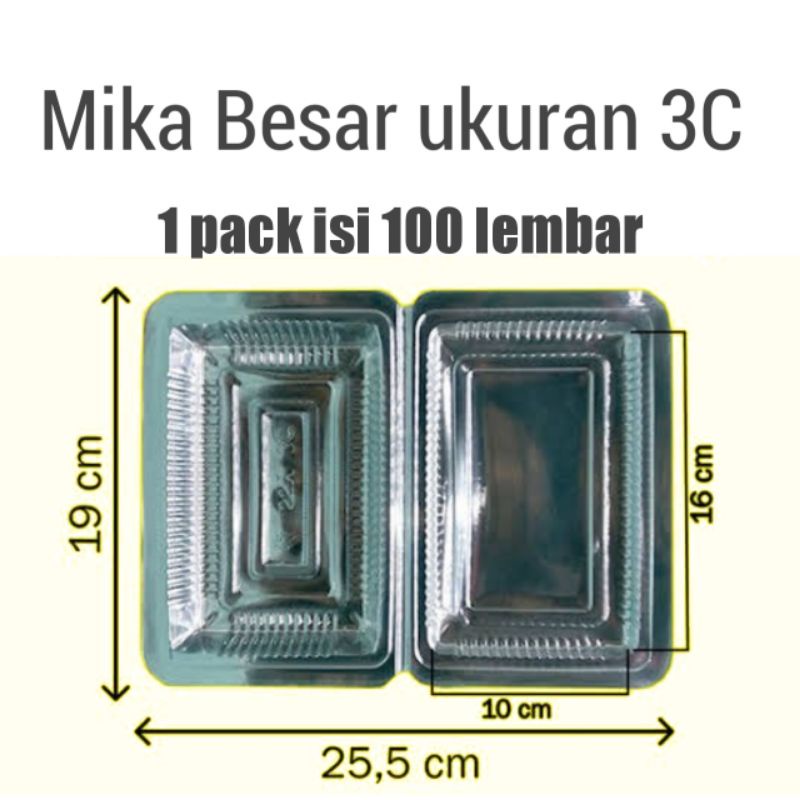 Jual Mika Kue dan mika nasi ukuran 3C SSY. Ukuran besar berkwalitas ...