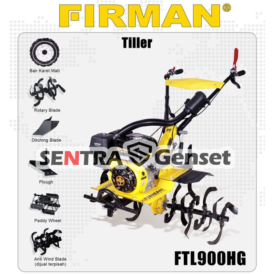 Jual Traktor Tiller Firman FTL 900 HG Hard Gear | Shopee Indonesia