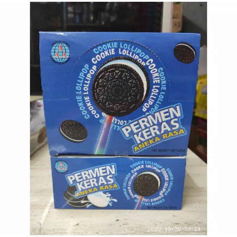 Jual Permen Keras Aneka Rasa Cookie Lollypop | Shopee Indonesia