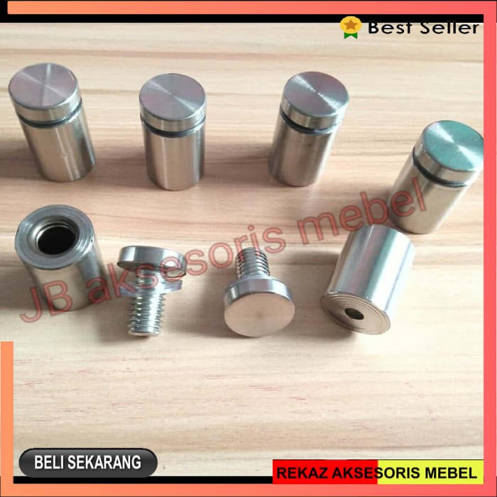 Jual PEN IKLAN 19 X 30 STAINLESS / BAUT KACA AKRILIK / SIGN BOARD ...