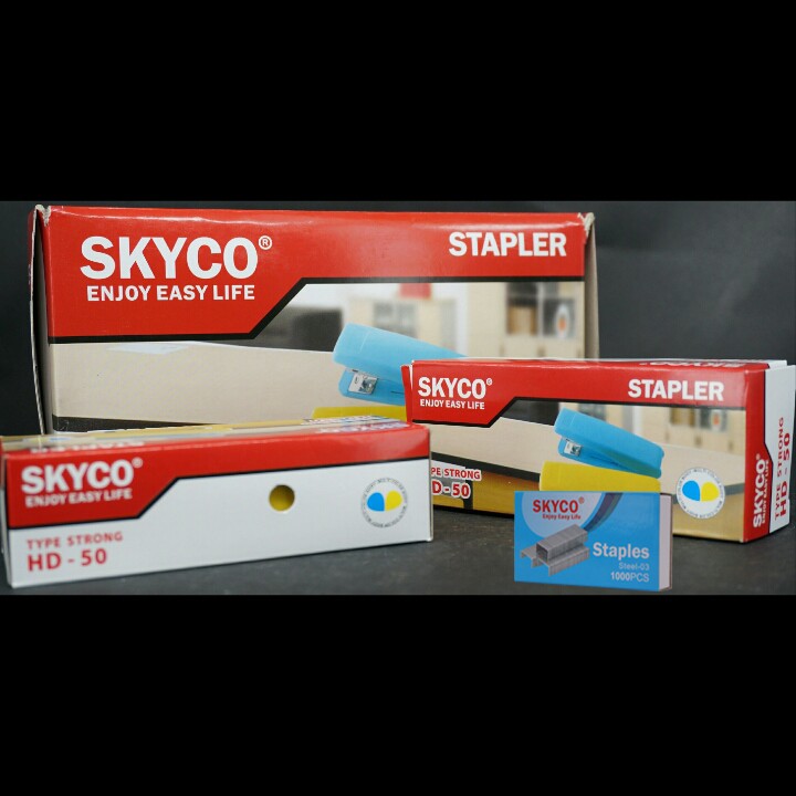 Jual STAPLER SKYCO STRONG HD-50 HARGA PER LUSIN (12PC) | Shopee Indonesia
