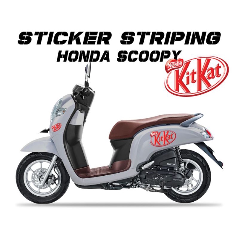Jual sticker striping all Honda Scoopy kit kat | Shopee Indonesia