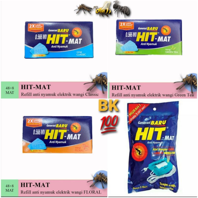 Jual HIT MAT KERTAS REFIL Isi 48 + 6 Pics / HIT MAT ALAT | Shopee Indonesia