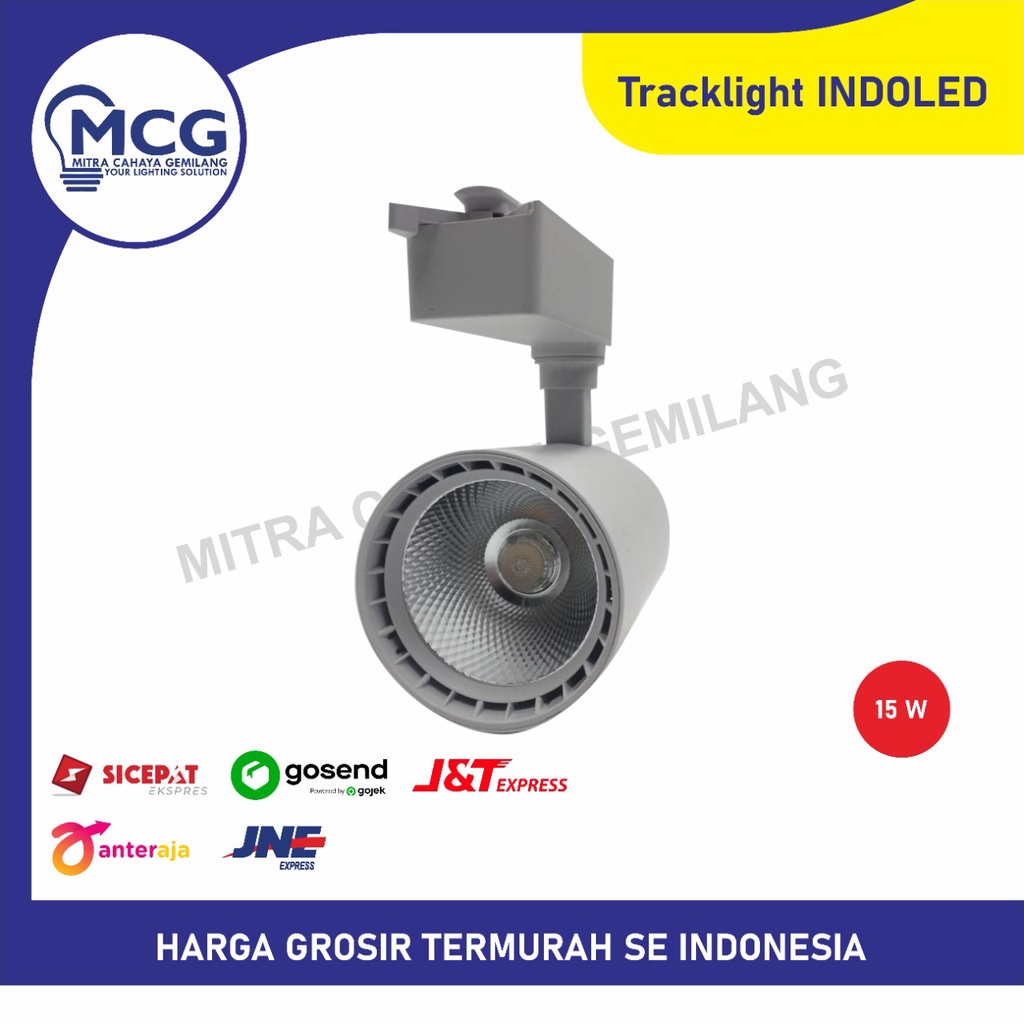 Jual Lampu Sorot Lampu LED Rell 15W COB / TrackLight / Track Light ...