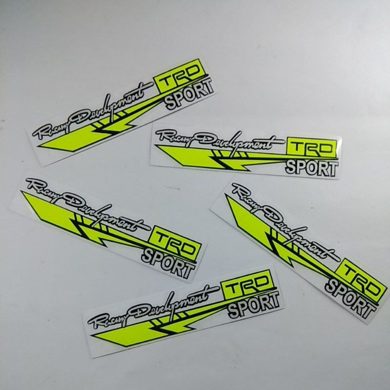 Jual sticker Cutting Tumpuk Trd Racing Sport | Shopee Indonesia