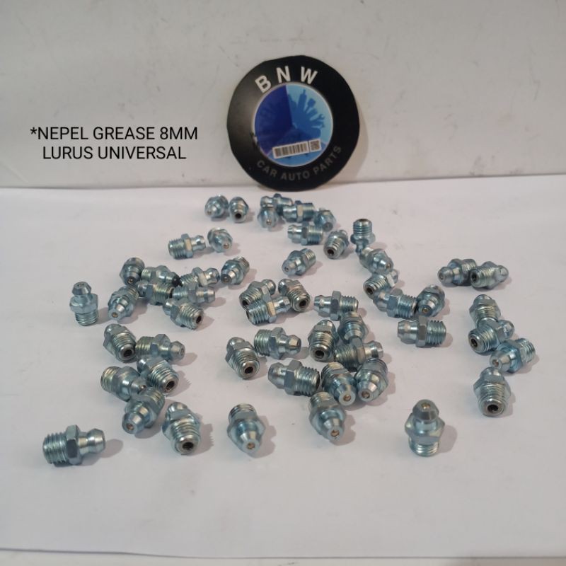 Jual NEPEL GREASE NIPPLE / NEPEL GEMUK 8MM LURUS UNIVERSAL BERGARANSI ...