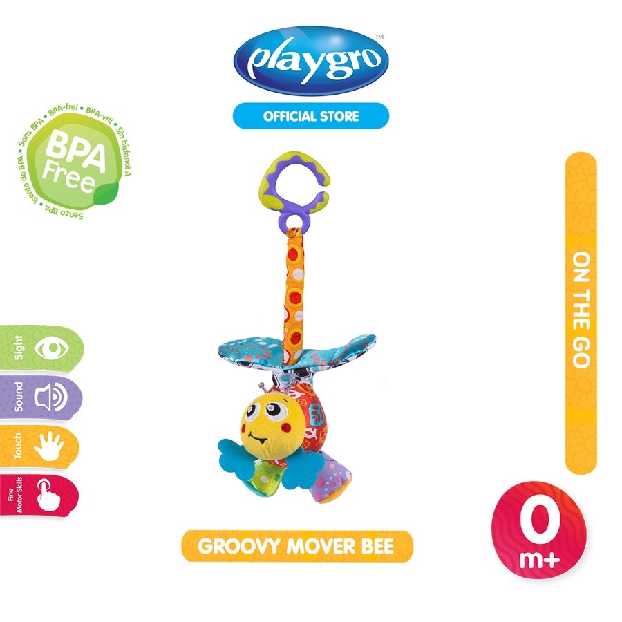 Jual Playgro Groovy Mover Bee - Mainan Anak Bayi | Shopee Indonesia