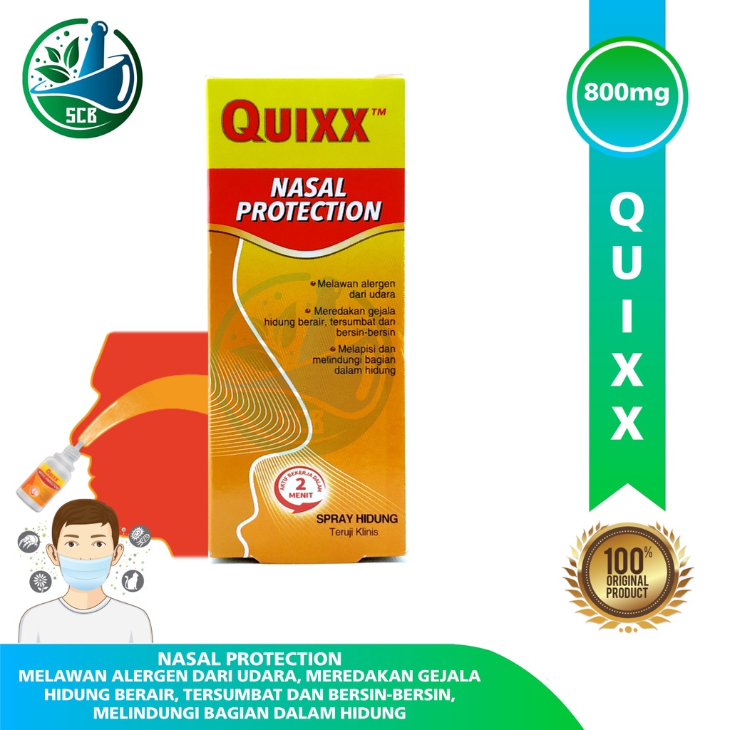 Jual Quixx Nasal Protection Spray 800Mg | Shopee Indonesia