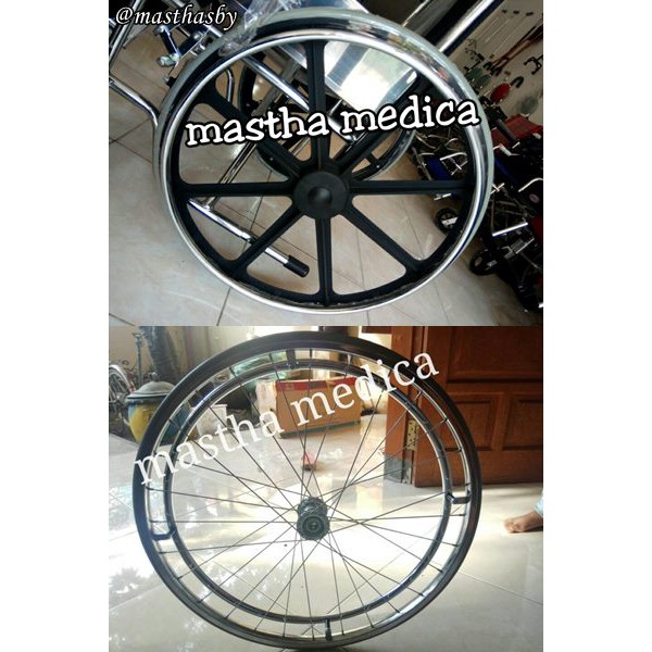 Jual Sparepart Spare Part Roda Karet Kursi Roda | Shopee Indonesia